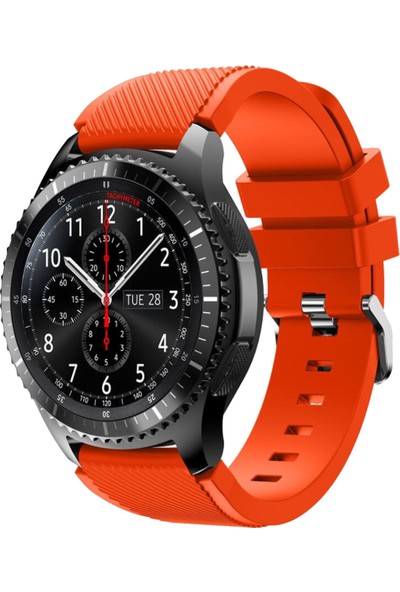 Yonaga Samsung Gear S3 Frontier/classic - Gt/gt2 Spor - Samsung Galaxy Watch 3 45MM Silikon Kordon Kayışkoyu Turuncu Yonaga Samsung Gear S3 Frontier/classic - Gt/gt2 Spor - Samsung Galaxy Watch 3 45MM Silikon Kordon Kayışkoyu Turuncu
