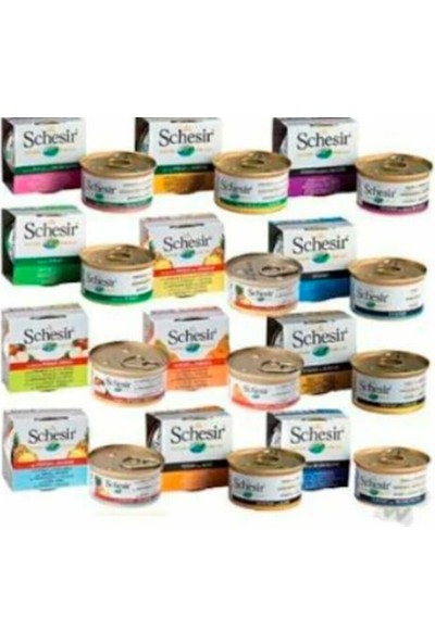 Schesir Karışık Konserve Yetişkin Kedi Maması 12 x 85 G