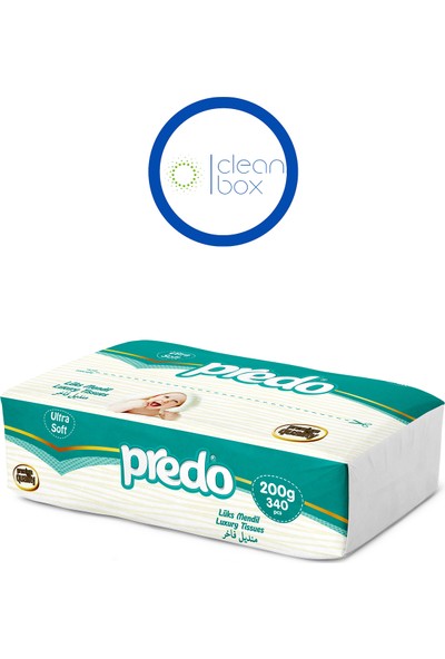 Predo Baby Ultra Soft Lüks Mendil 340 Yaprak (200GR) Predo Baby Ultra Soft Lüks Mendil 340 Yaprak (200GR)