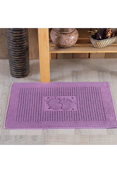 Regule Tekli Ayak Havlusu Banyo Paspas 50 x 70 cm %100 Pamuk Nakışlı Ayak Çizgili Regule Tekli Ayak Havlusu Banyo Paspas 50 x 70 cm %100 Pamuk Nakışlı Ayak Çizgili