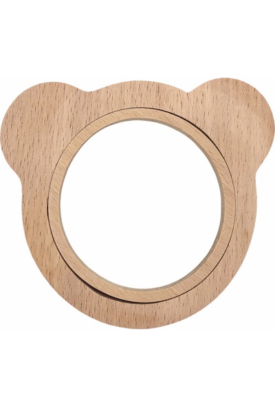 Özene Bezene Dekoratif Ahşap Ayıcık Kasnak