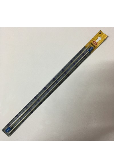 Inox Metal 30 cm El Örgü Şişi 3 mm