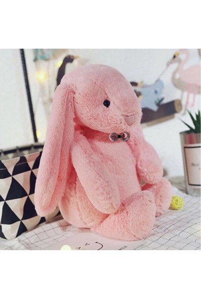 Sole Uyku Arkadaşım Papyonlu Uzun Kulak Bunny Peluş Tavşan 65 cm Sole Uyku Arkadaşım Papyonlu Uzun Kulak Bunny Peluş Tavşan 65 cm