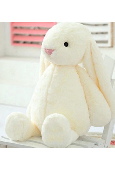 Sole Hediyeli- Uyku Arkadaşım Uzun Kulak Bunny Peluş Tavşan 65 cm