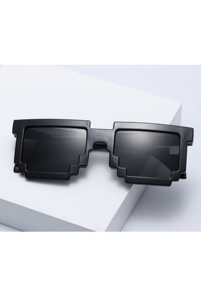 Minecraft Çocuk Parti Gözlüğü Siyah