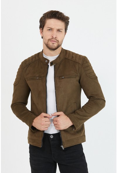 Mero Life Erkek Haki Yeni Sezon Süet Ceket Mero Life Erkek Haki Yeni Sezon Süet Ceket