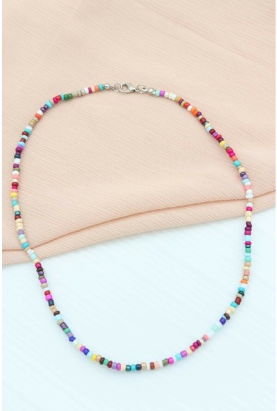 FullControl Cosibella Kadın Renkli Boncuklu Choker Kolye FullControl Cosibella Kadın Renkli Boncuklu Choker Kolye