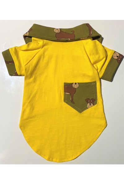 Dogi&dog Doggy Polo Kedi & Köpek Tshirt (1 kg -10 kg Arası) Xxl Sarı