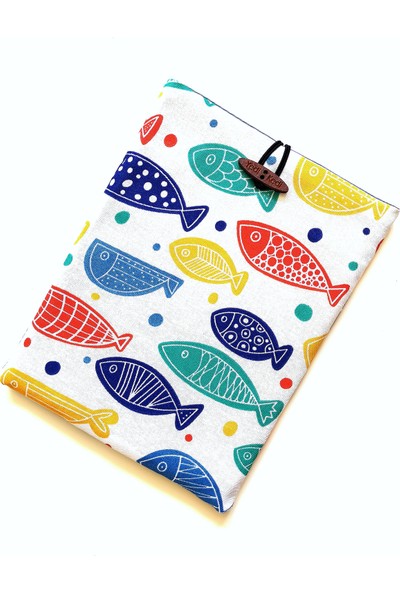 Yedi Kedi Tablet Kitap Kılıfı Akvaryum