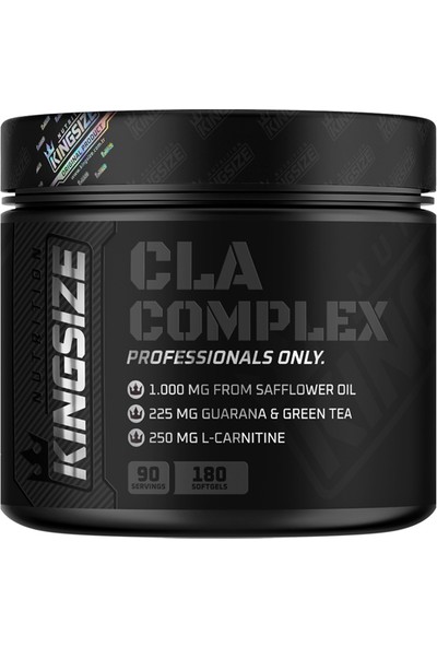Kingsize Nutrition Cla Complex 180 Kapsül Kingsize Nutrition Cla Complex 180 Kapsül