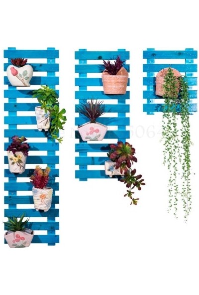 Dembey Ahşap Atölye Çiçeklik Saksılık Balkon Çiçeklik Retro Obje 3 Lü Set Mavi Dembey Ahşap Atölye Çiçeklik Saksılık Balkon Çiçeklik Retro Obje 3 Lü Set Mavi