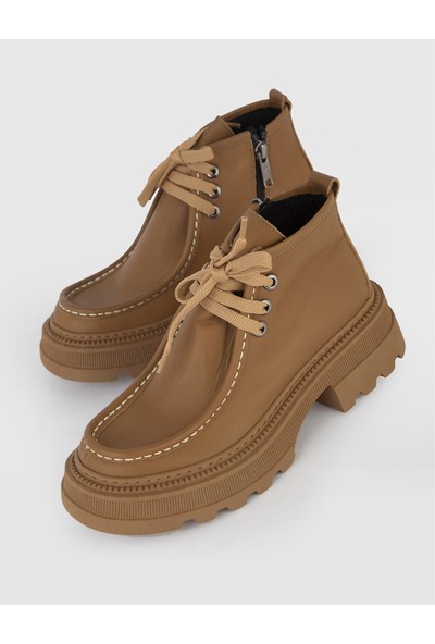 İLVİ Sera Deri Kadın Taba Bot