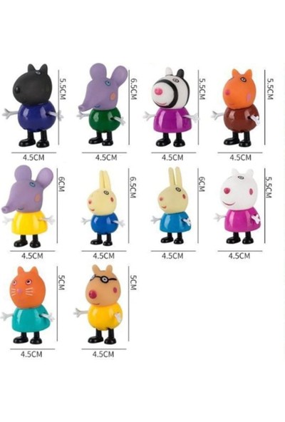 Schulzz Peppa Pig Oyun Arkadaşları 10 Parça Arkadaş Schulzz Peppa Pig Oyun Arkadaşları 10 Parça Arkadaş