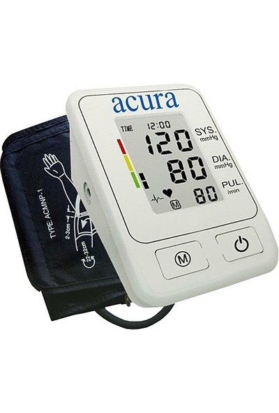 Acura Acura Ac-9080 199 Hafızalı Tam Otomatik Koldan Ölçer Tansiyon Aleti Acura Acura Ac-9080 199 Hafızalı Tam Otomatik Koldan Ölçer Tansiyon Aleti