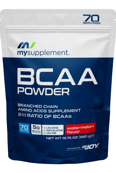 Mysupplement My Supplement-Bcaa Powder Karpuz Doypack 560g Mysupplement My Supplement-Bcaa Powder Karpuz Doypack 560g