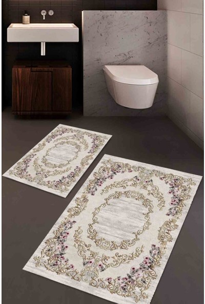 Cappio Halı Nostalgia Krem 2'li Banyo Halı Takımı (40 x 60 cm. | 60 x 100 cm.) Cappio Halı Nostalgia Krem 2'li Banyo Halı Takımı (40 x 60 cm. | 60 x 100 cm.)