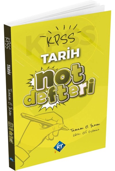 2022 KPSS Tarih Konu Anlatımlı El Yazısı Not Defteri Kr Akademi Yayınları