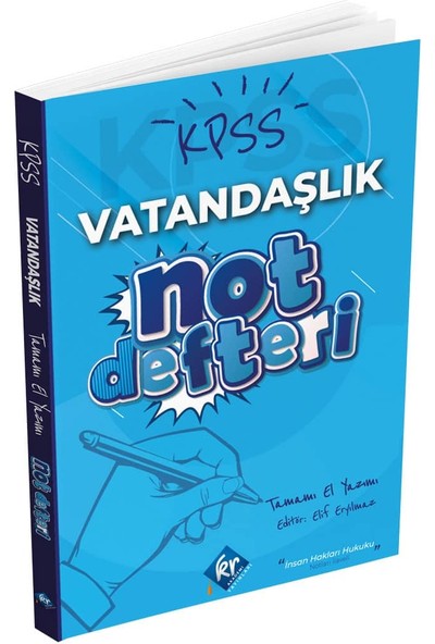 2022 KPSS Vatandaşlık Konu Anlatımlı El Yazısı Not Defteri Kr Akademi Yayınları 2022 KPSS Vatandaşlık Konu Anlatımlı El Yazısı Not Defteri Kr Akademi Yayınları