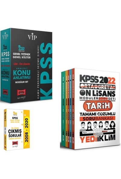 Yargı Yayınevi Yargı 2022 Vip Kpss Lise Ön Lisans Modüler Konu ve Yediiklim Modüler Soru Bankası + Çıkmış Sorular Yargı Yayınevi Yargı 2022 Vip Kpss Lise Ön Lisans Modüler Konu ve Yediiklim Modüler Soru Bankası + Çıkmış Sorular