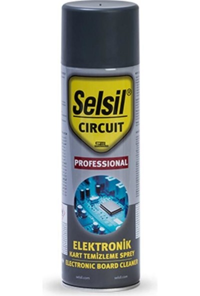 Selsil Elektronik Devre Kart Temizleyici 200 ml Yağsız Selsil Elektronik Devre Kart Temizleyici 200 ml Yağsız