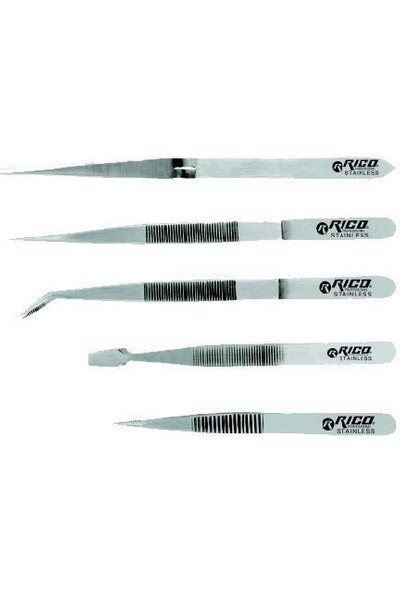 Rico RC7783 Cımbız Seti 5 Parça Paslanmaz Rico RC7783 Cımbız Seti 5 Parça Paslanmaz