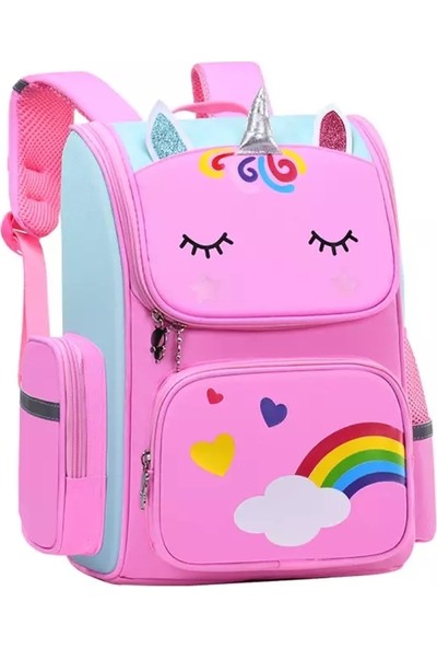 Sevimli Kız Tek Boynuzlu At Okul Çantası (Yurt Dışından)