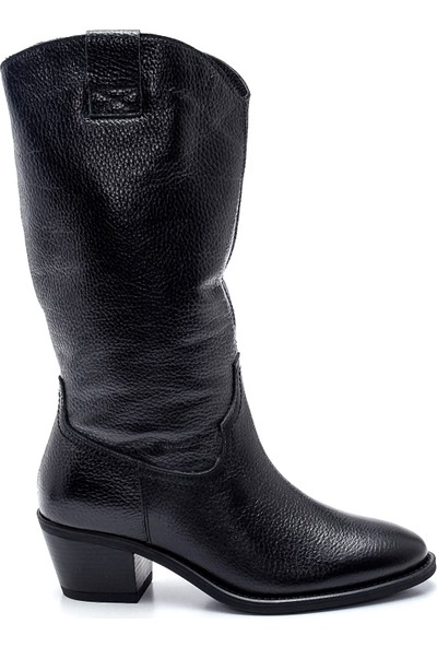 Derimod Kadın Deri Topuklu Çizme Derimod Kadın Deri Topuklu Çizme