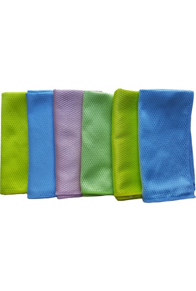 Beşir Home 6'lı Mikrofiber Iz Bırakmayan Temizlik Bezi Cam Araba Kurulama Bezi 40 x 40 cm Beşir Home 6'lı Mikrofiber Iz Bırakmayan Temizlik Bezi Cam Araba Kurulama Bezi 40 x 40 cm