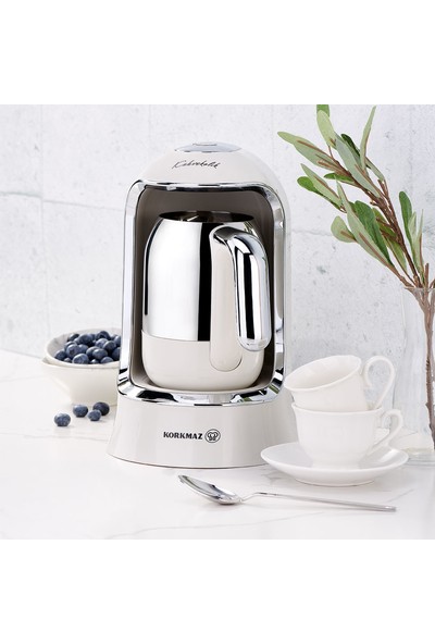 Korkmaz Otomatik Kahve Makinesi Kahvekolik A860-12 Vanilya Korkmaz Otomatik Kahve Makinesi Kahvekolik A860-12 Vanilya