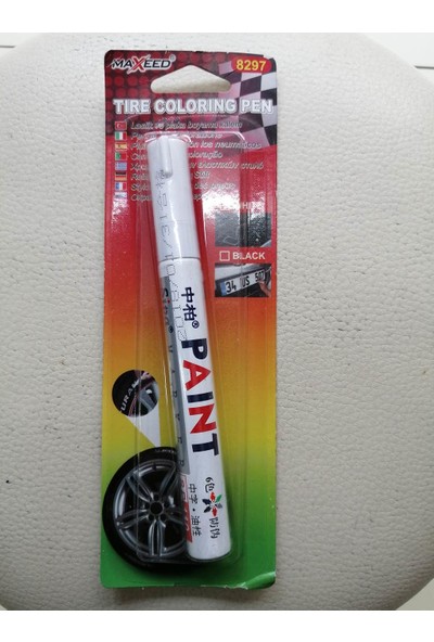 Tex Plaka Lastik Yazı Kalemi Siyah