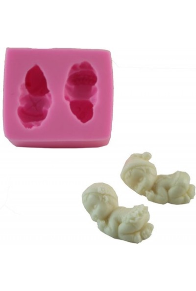 Kimyacınız Ikili Bebek Silikon Kalıbı 53