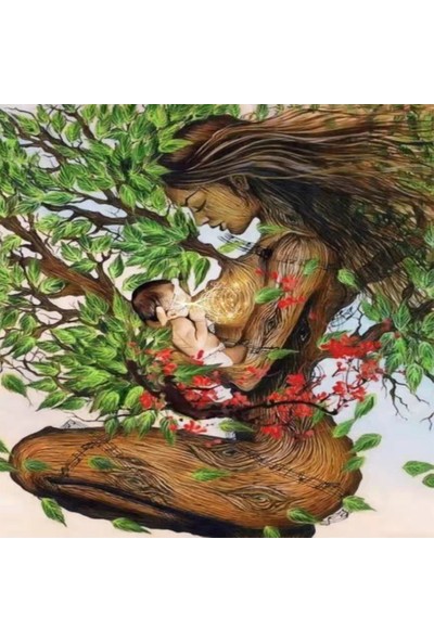 Kendin Yap Hobi Kadın Herşeydir Sayılarla Boyama Seti