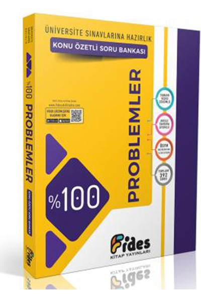 Fides %100 ÖSYM Soru Tipleriyle Problemler Konu Özetli Soru Bankası Fides %100 ÖSYM Soru Tipleriyle Problemler Konu Özetli Soru Bankası