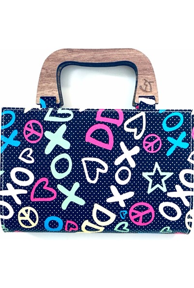 Yedi Kedi Kitap Kılıfı Ahşap Saplı Oxo