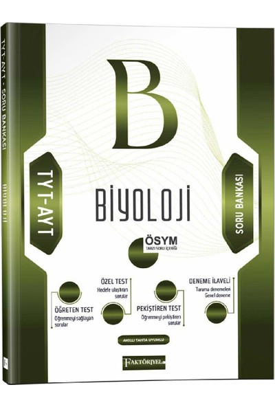 Faktöriyel Yayınları TYT - AYT Biyoloji Soru Bankası