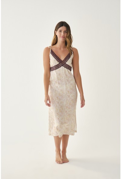 Dagi Ekru Askılı Gecelik Dagi Ekru Askılı Gecelik