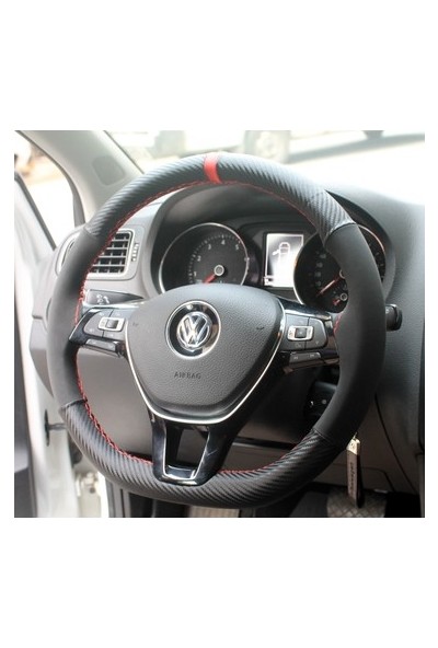 Gürler Oto Aksesuar Carbon Dikmeli Deri Direksiyon Kılıfı Sarmalı Dikişli Dikme Noktalı Karbon Mavi Ipli Gürler Oto Aksesuar Carbon Dikmeli Deri Direksiyon Kılıfı Sarmalı Dikişli Dikme Noktalı Karbon Mavi Ipli