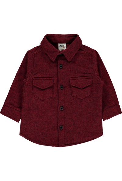 Civil Baby Erkek Bebek Gömlek 6-18 Ay Bordo Civil Baby Erkek Bebek Gömlek 6-18 Ay Bordo