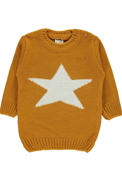 Civil Baby Erkek Bebek Kazak 6-18 Ay Hardal