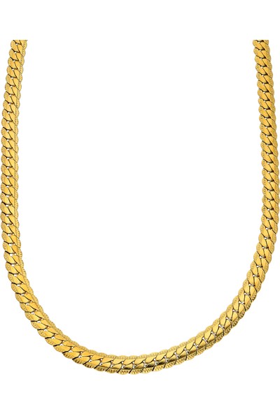 Chavin İşlemeli 50 cm. Sarı Gold Erkek Bayan Zincir dy71sr Chavin İşlemeli 50 cm. Sarı Gold Erkek Bayan Zincir dy71sr