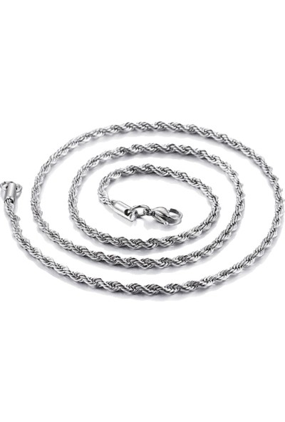 Chavin Kıvrık Model 2,5 mm. Erkek Çelik Zincir da38 Chavin Kıvrık Model 2,5 mm. Erkek Çelik Zincir da38