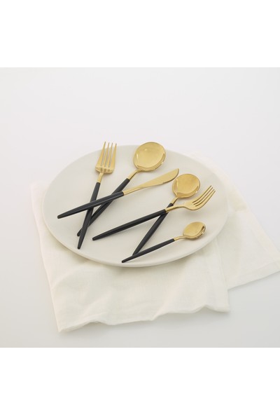 Royal London Windsor Gold/black Çatal Kaşık Bıçak Set 36 Parça Royal London Windsor Gold/black Çatal Kaşık Bıçak Set 36 Parça