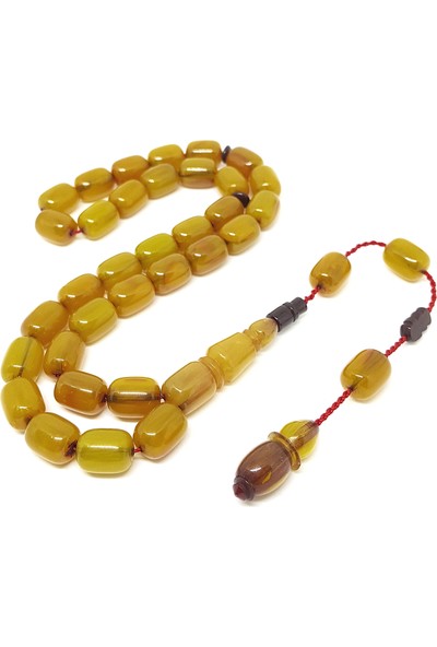 Neyhane Tesbih & Gümüş Çubuk Malzeme Sıkma Kehribar Sistem Püsküllü