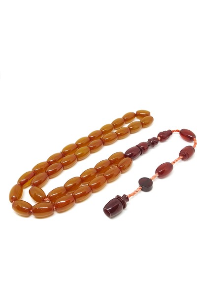 Neyhane Tesbih & Gümüş Çubuk Malzeme Sıkma Kehribar Sistem Püsküllü