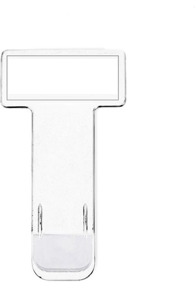 Techmaster Oto Araç Içi Plastik Şeffaf Kartvizit Bilet Izin Kağıdı Tutucu