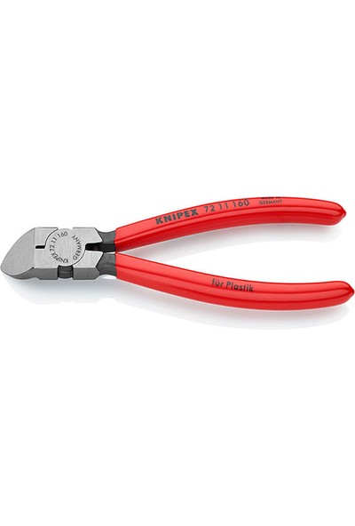 Knipex 72 11 160 Eğri 45 Derece Plastik Yan Keski Knipex 72 11 160 Eğri 45 Derece Plastik Yan Keski