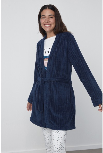 Penti Fluffy Jacquard Sabahlık