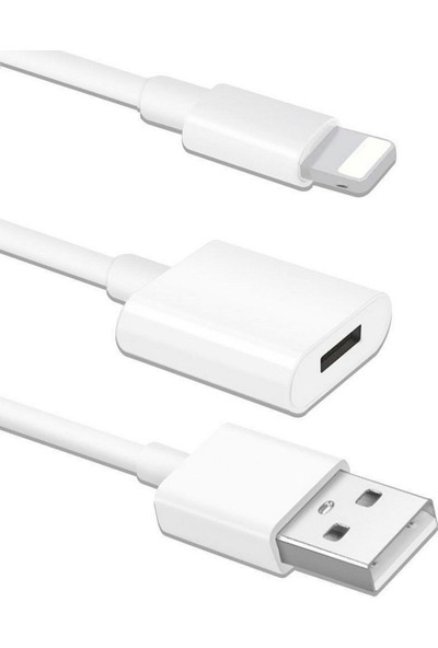 Tme Apple Pen Pencil Kalem ve iPhone Lightning Şarj Aleti Cihazı 2in1