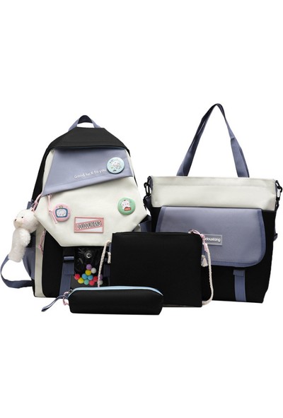 Leqi 4 Parça Okul Çantası Seti Leqi 4 Parça Okul Çantası Seti