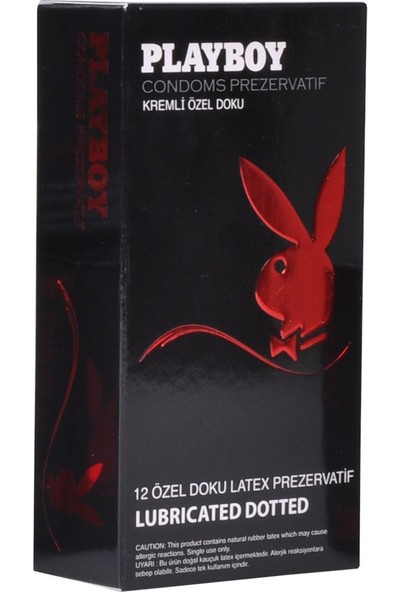 Playboy Dotted Özel Kabartma Yüzeyli 12'li Prezervatif Playboy Dotted Özel Kabartma Yüzeyli 12'li Prezervatif